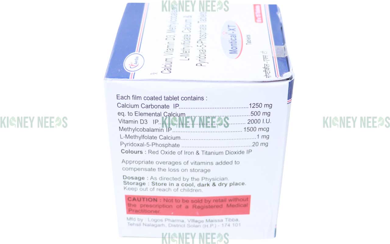 Montical-XT by Unrogya on Kidney needs